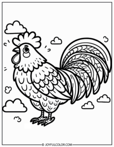 20 FREE Printable Rooster Coloring Pages for All Ages!