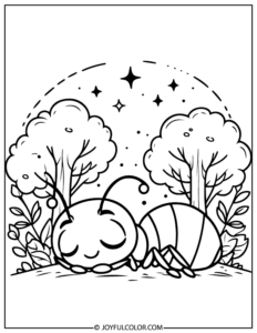 Printable Ant Coloring Pages for Kids & Adults [FREE DOWNLOAD]