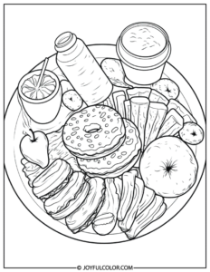 Food Coloring Pages for All Ages - FREE Printable & Download