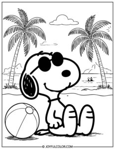 18 FREE Printable Snoopy Coloring Pages For All Ages