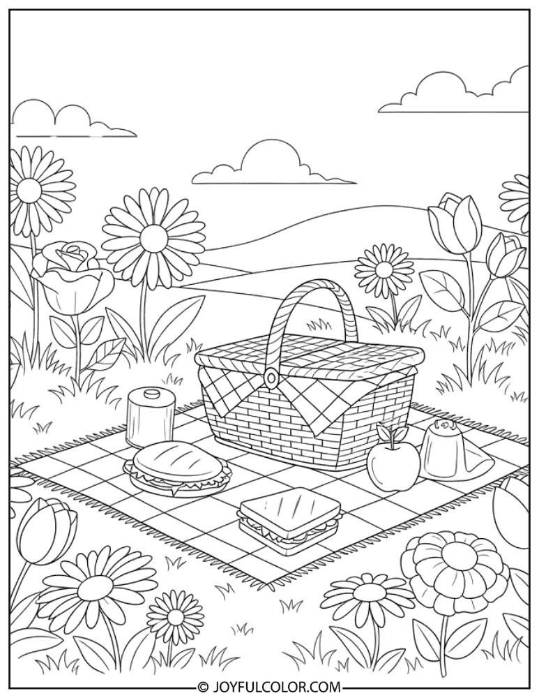 40+ May Flowers Coloring Pages – FREE Printable Spring Sheets for ...