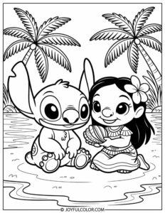 28 FREE Printable Stitch Coloring Pages For Toddlers