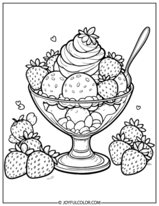 20 Strawberry Coloring Pages Printable for FREE Download