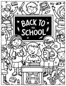 Back to School Coloring Pages - FREE to Print and Download!