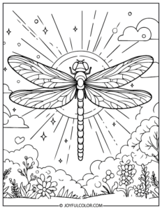20 Printable Dragonfly Coloring Pages for FREE Download