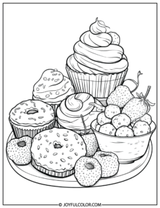 Food Coloring Pages for All Ages - FREE Printable & Download