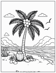 FREE Printable Beach Coloring Pages for All Ages!