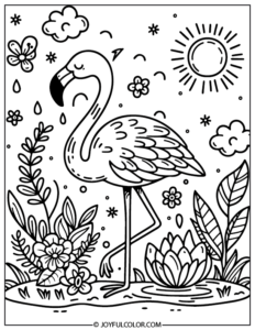 32 FREE Printable Flamingo Coloring Pages - Download & Enjoy!