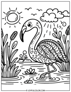 32 FREE Printable Flamingo Coloring Pages - Download & Enjoy!