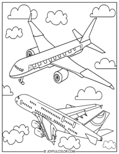 20 Airplane Coloring Pages (Free PDF Printable)