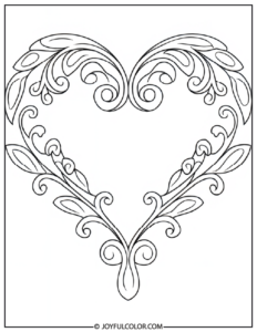 30 FREE Printable Heart Coloring Pages for All Ages