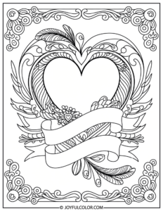 30 FREE Printable Heart Coloring Pages for All Ages