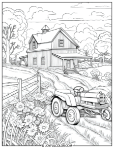 20 Printable Country Life Coloring Pages - FREE Download!