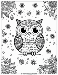 20 Free Printable Owl Coloring Pages for All Ages
