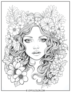 FREE Printable Flower Girl Coloring Pages – Download & Enjoy!