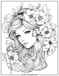 FREE Printable Flower Girl Coloring Pages – Download & Enjoy!