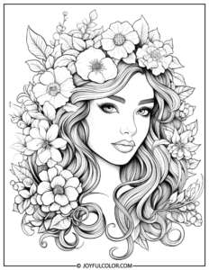 FREE Printable Flower Girl Coloring Pages – Download & Enjoy!
