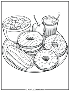 Food Coloring Pages for All Ages - FREE Printable & Download