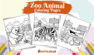 20 FREE Printable Zoo Animal Coloring Pages - Download & Enjoy!